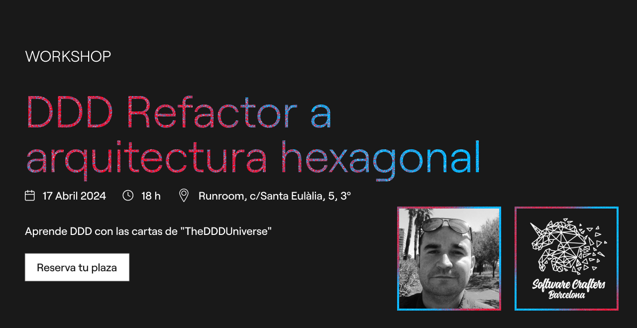 Workshop DDD Refactor a arquitectura hexagonal